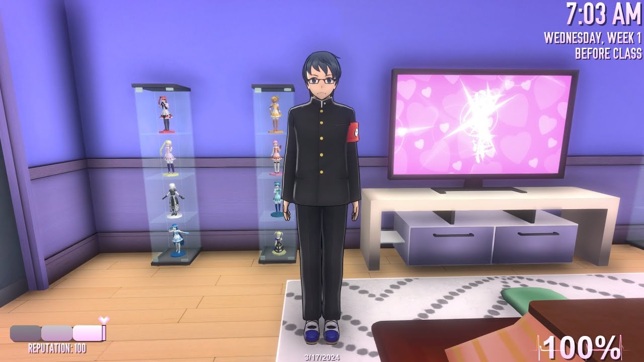 Yandere Simulator - Play as Gema Taku (Glow Up Version) - YouTube