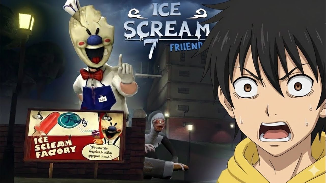 HE TRAPPED ME IN A HORROR ICE CREAM FACTORY | ICE SCREAM 7 - YouTube