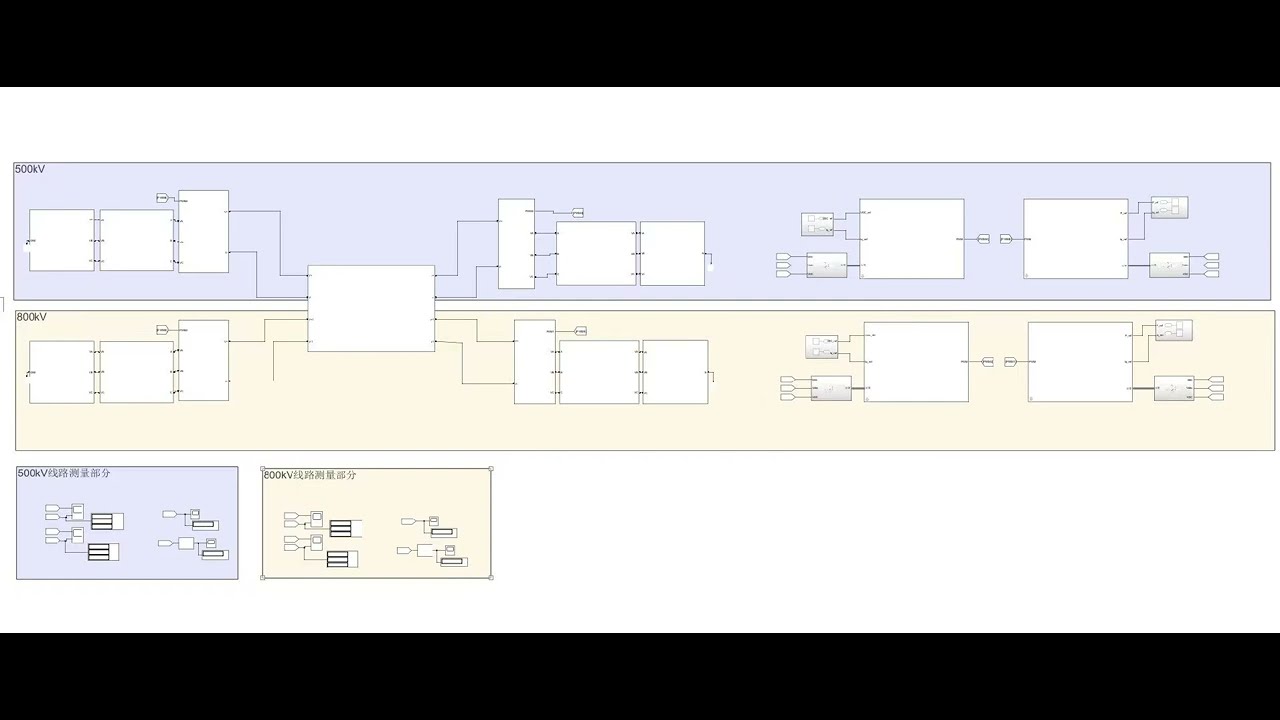 Same tower double circuit DC transmission (500kv and 800kv) matlab ...