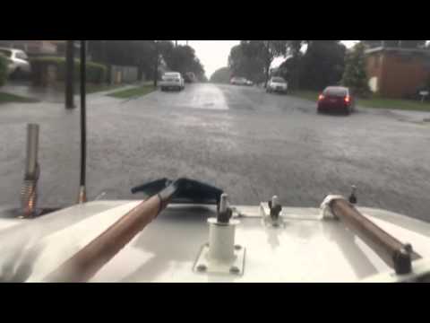 Land Rover Tanami in Nundah rain deluge