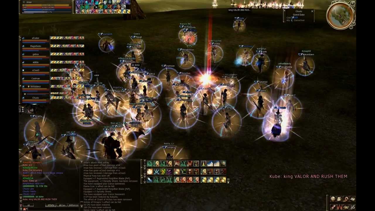 Lineage 2 Devianne Siege PvP SwS Sword Muse (November 2009) - YouTube