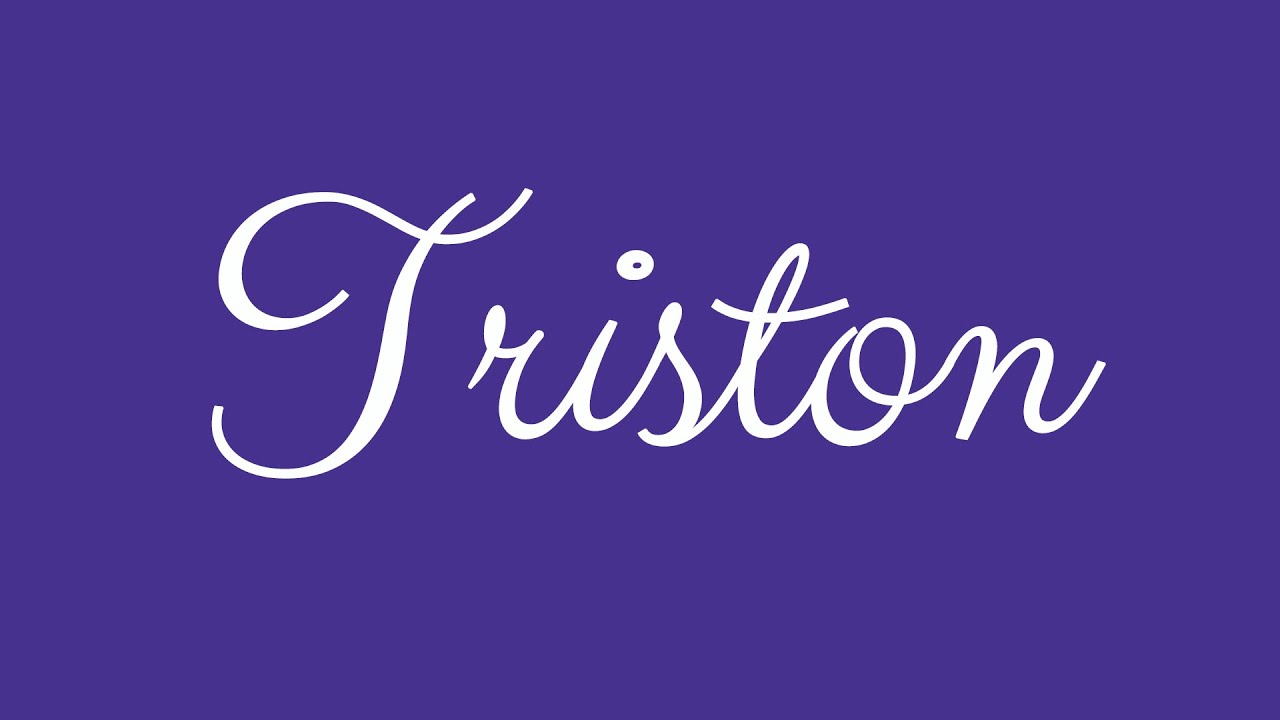 Learn how to Sign the Name Triston Stylishly in Cursive Writing - YouTube