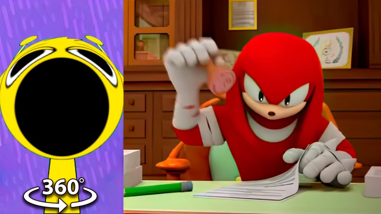 360° VR KNUCKLES MEME (Pop Incredibox Sprunki) - YouTube