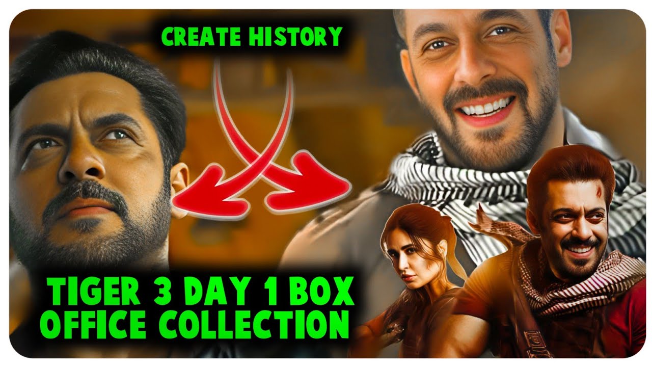 🗒️,, Tiger 3 Day 1 💸 Box Office Collection 🤬 || Tiger 3 ने History ...