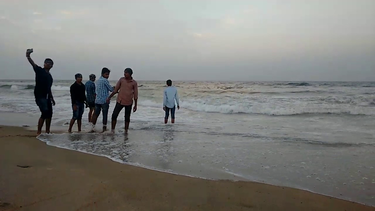 Before Tsunami Marina Beach - YouTube