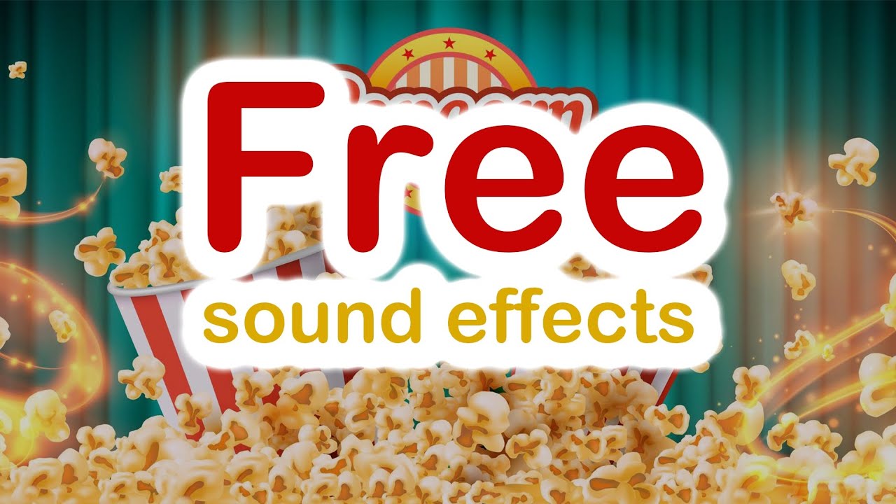 Free popcorn sound effect - YouTube