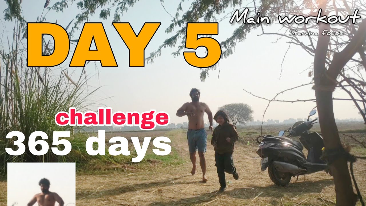 🔥 Day 5 | Stamina & Determination Workout 💪 | Outdoor Gym Challenge 🌾 ...