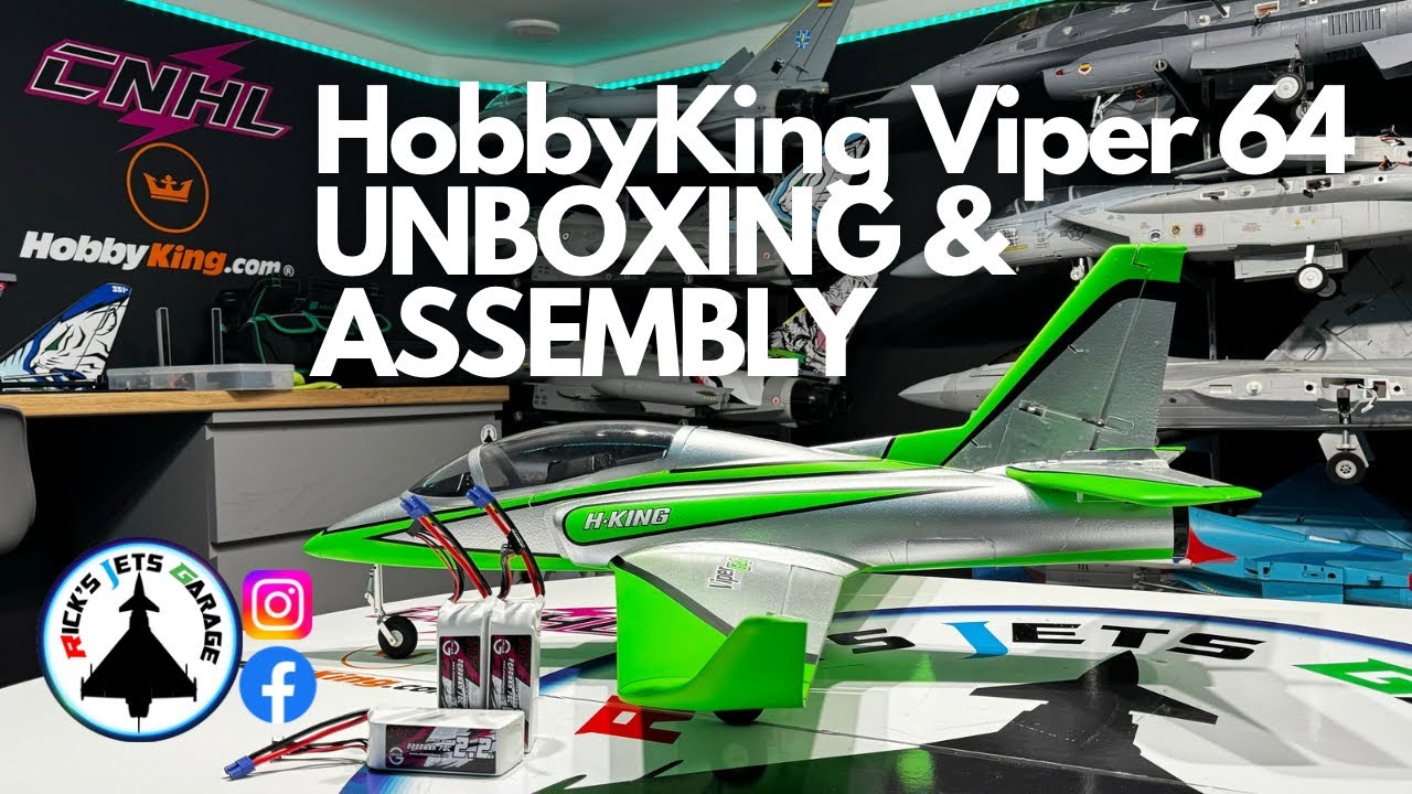 HobbyKing Viper 64 EDF JET - UNBOXING & ASSEMBLY [4K 60fps] - YouTube