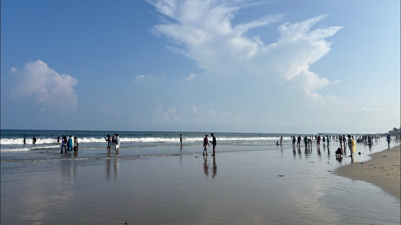 Puducherry Beach Vlog | Pondicherry Beach Complete Tour #puducherry # ...