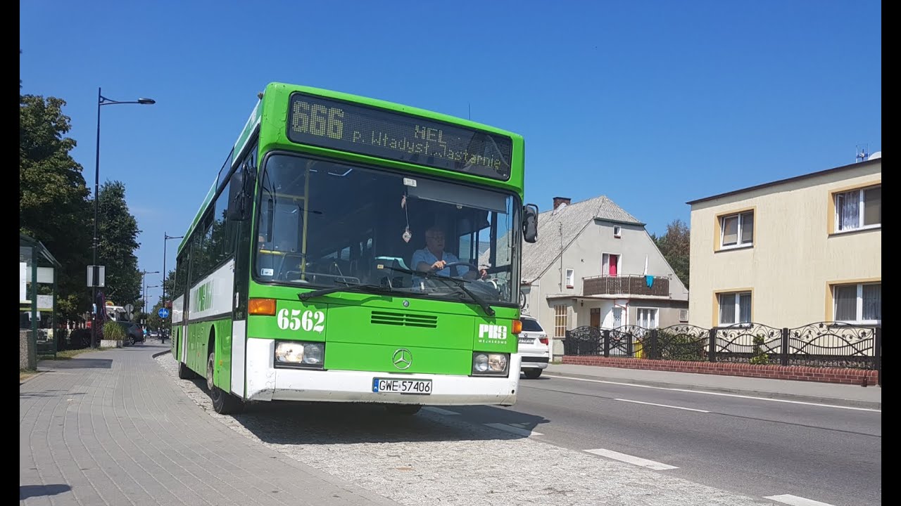 [#43] 🚍Mercedes - Benz O407 #6562 PKS Gdynia, linia 666 - YouTube