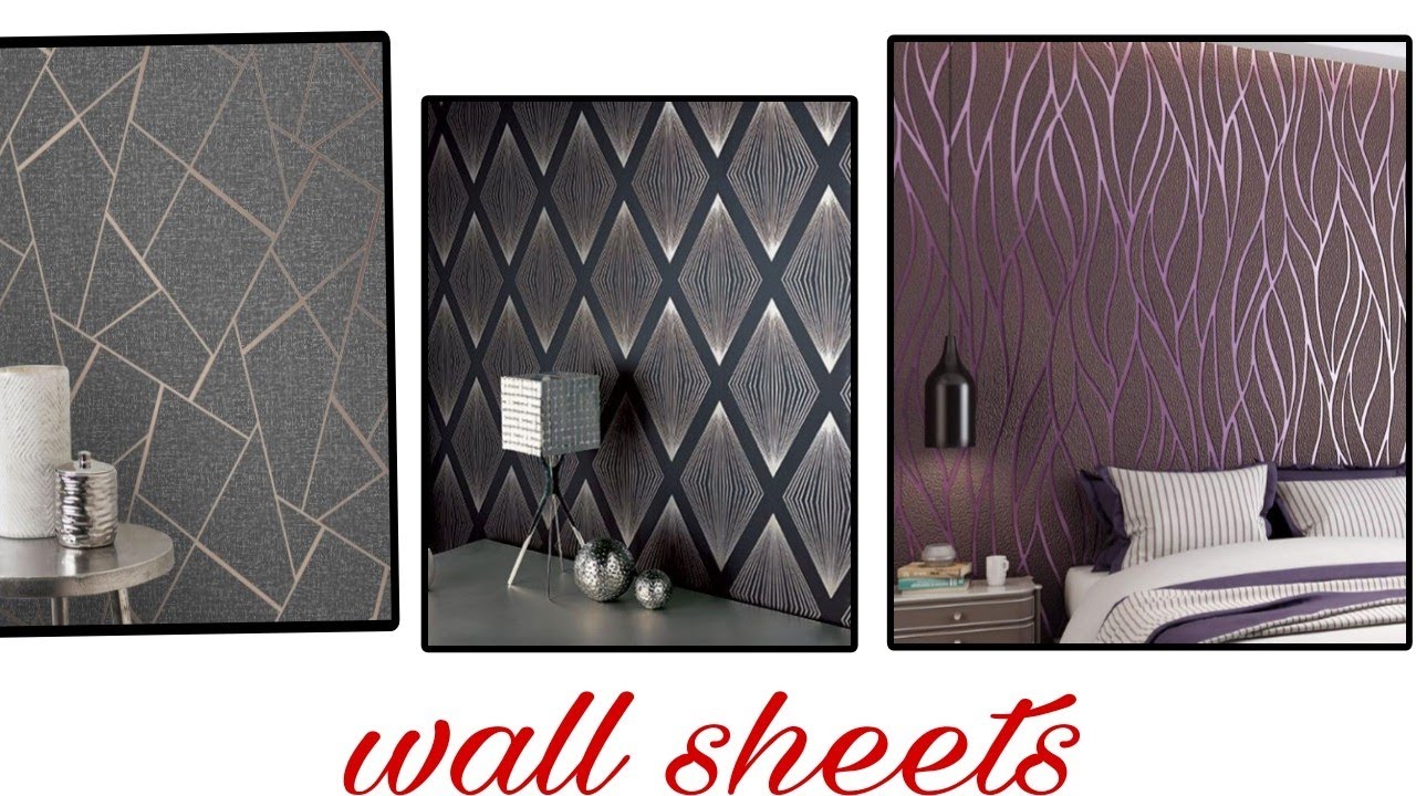 Amazing wall sheets design for bedrooms// Stylish design for wall ...