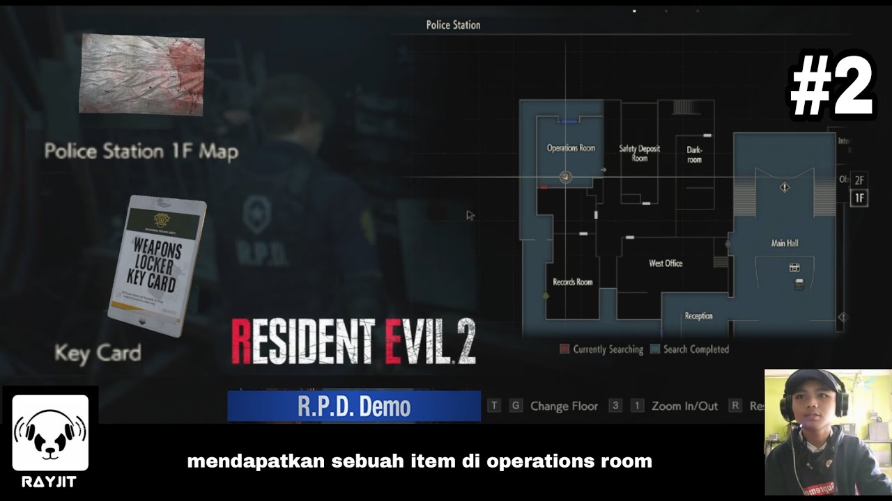 Resident evil 2 R.P.D Demo - "Mendapatkan sebuah item di operations ...