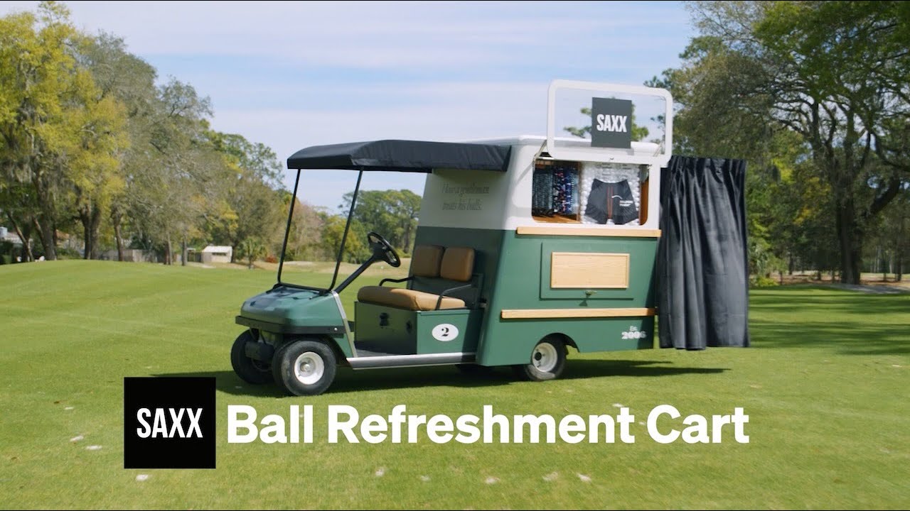 SAXX Underwear presents: The Ball Refreshment Cart - YouTube