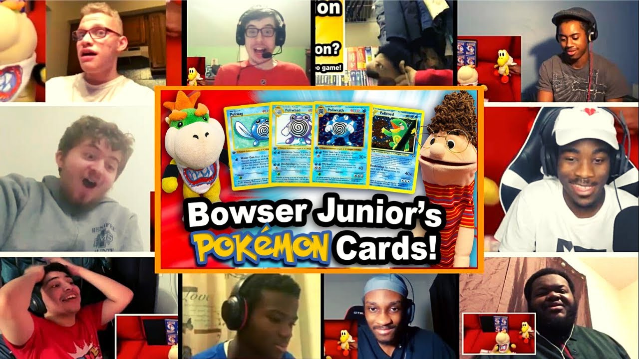 SML Movie: Bowser Junior's Pokemon Cards! Reactions Mashup - YouTube