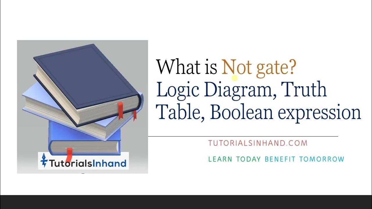 what is not gate? | Not Gate logic diagram | Not Gate Truth Table - YouTube