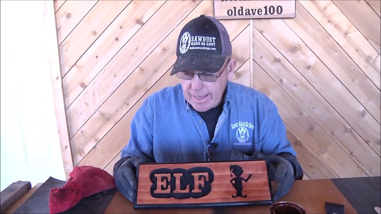 #534 Freehand Carving Elf + Staining Tip For Pine - YouTube