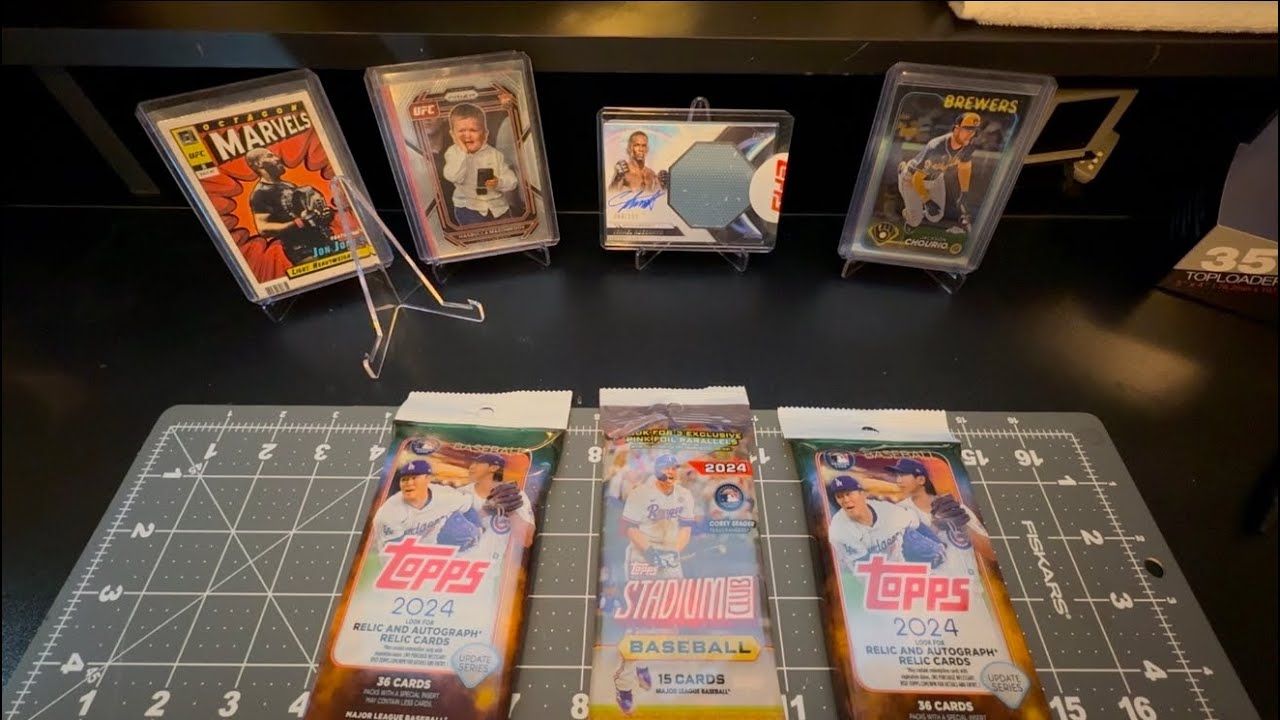 Topps 2024 Fat Packs vs Stadium Club Retail pack Break - YouTube
