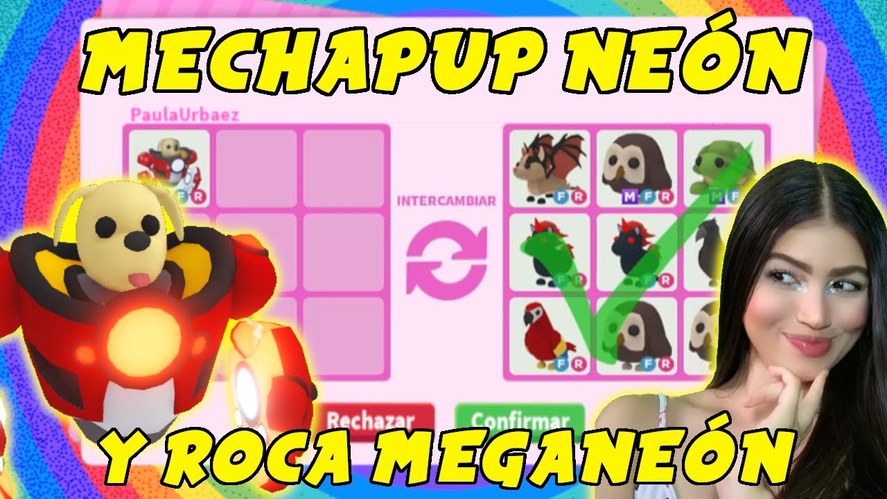TRADEO el *NUEVO* MECANIPUP (MECHAPUP) NEÓN MASCOTA ROCA MEGANEÓN 🌈 ...
