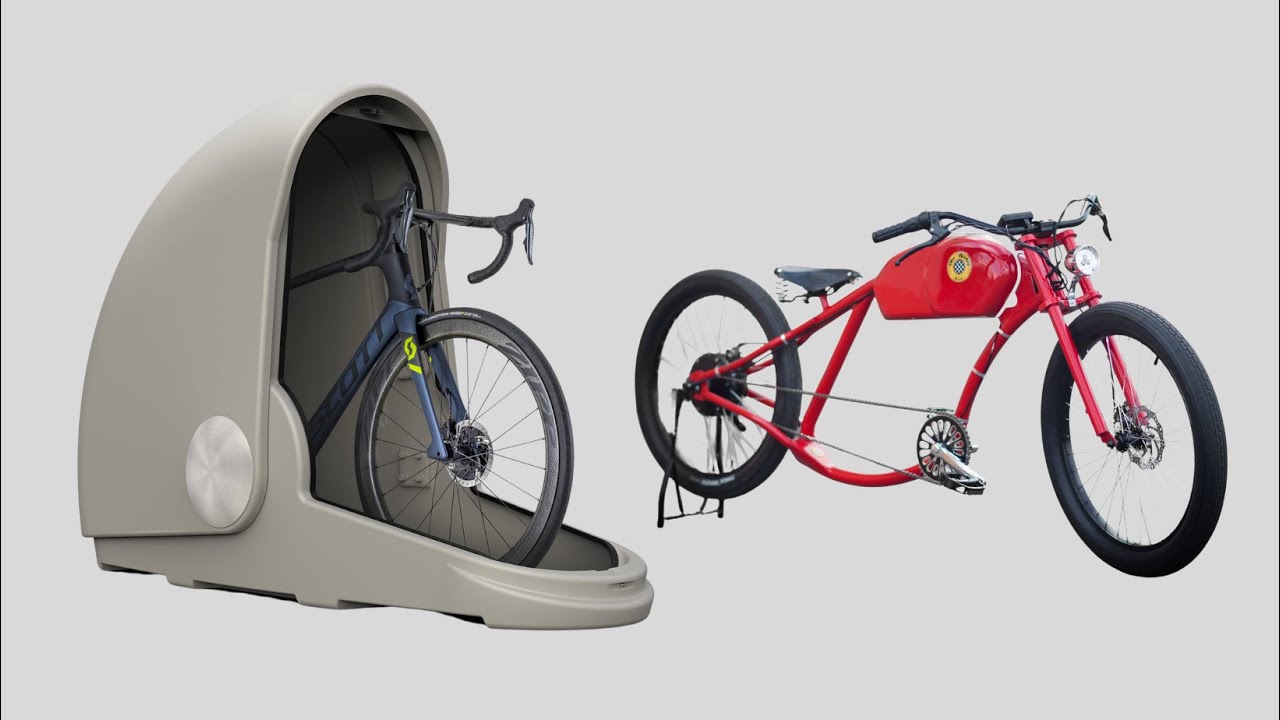 The ultimate solution to your bike storage needs l Bike capsule - YouTube