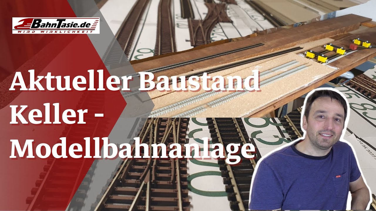 Schattenbahnhofabfahrt in Brücke eingebaut - Modellbahn Keller Anlage ...