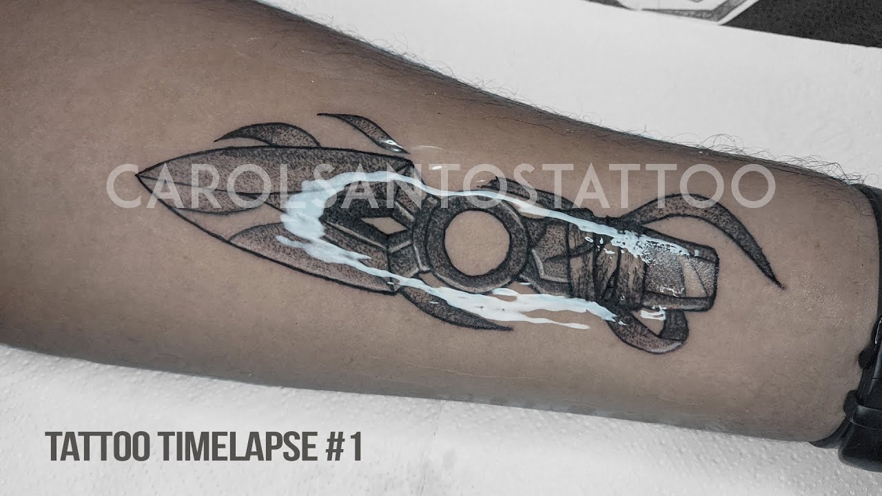TATTOO KUNAI JETT VALORANT - AUTORAL [CAROL SANTOS TATOO] - YouTube
