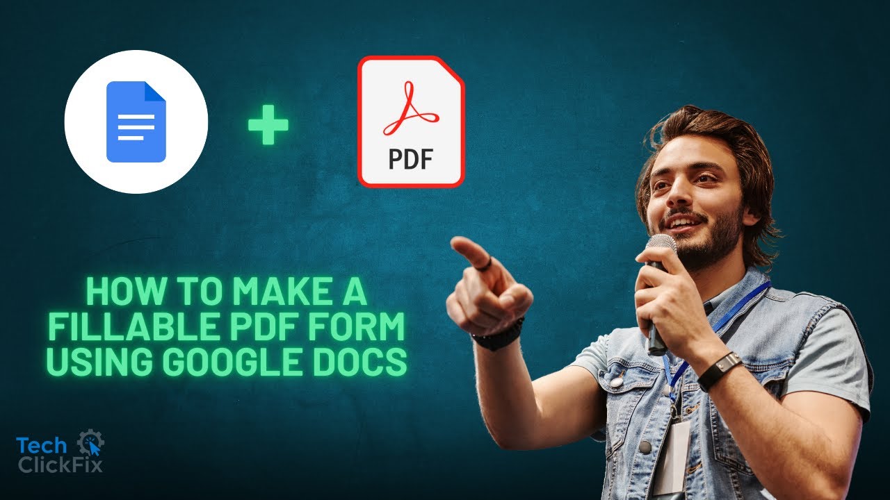 How to Make a Fillable PDF Form Using Google Docs - YouTube