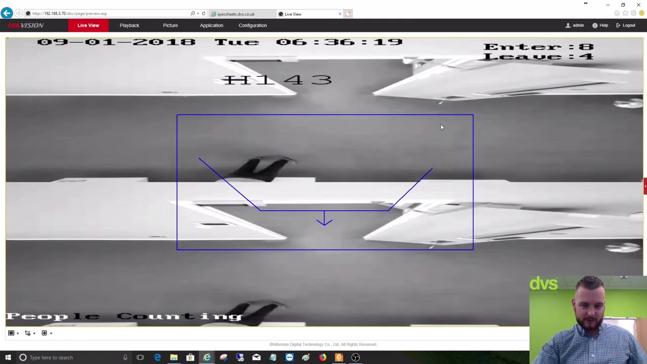 Hikvision People Counting Camera Set Up2 - YouTube