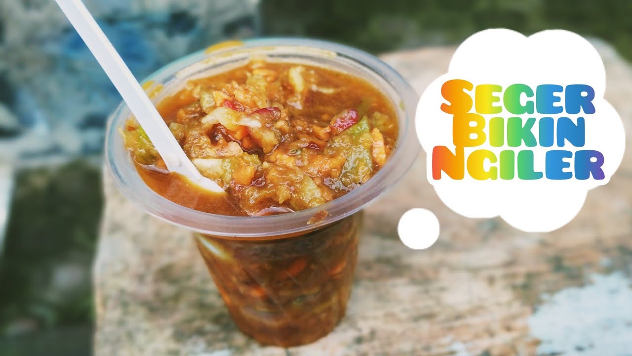 RUJAK TUMBUK FENOMENAL ASUPAN KESEGARAN, LEMBANG STREET FOOD #7 - YouTube