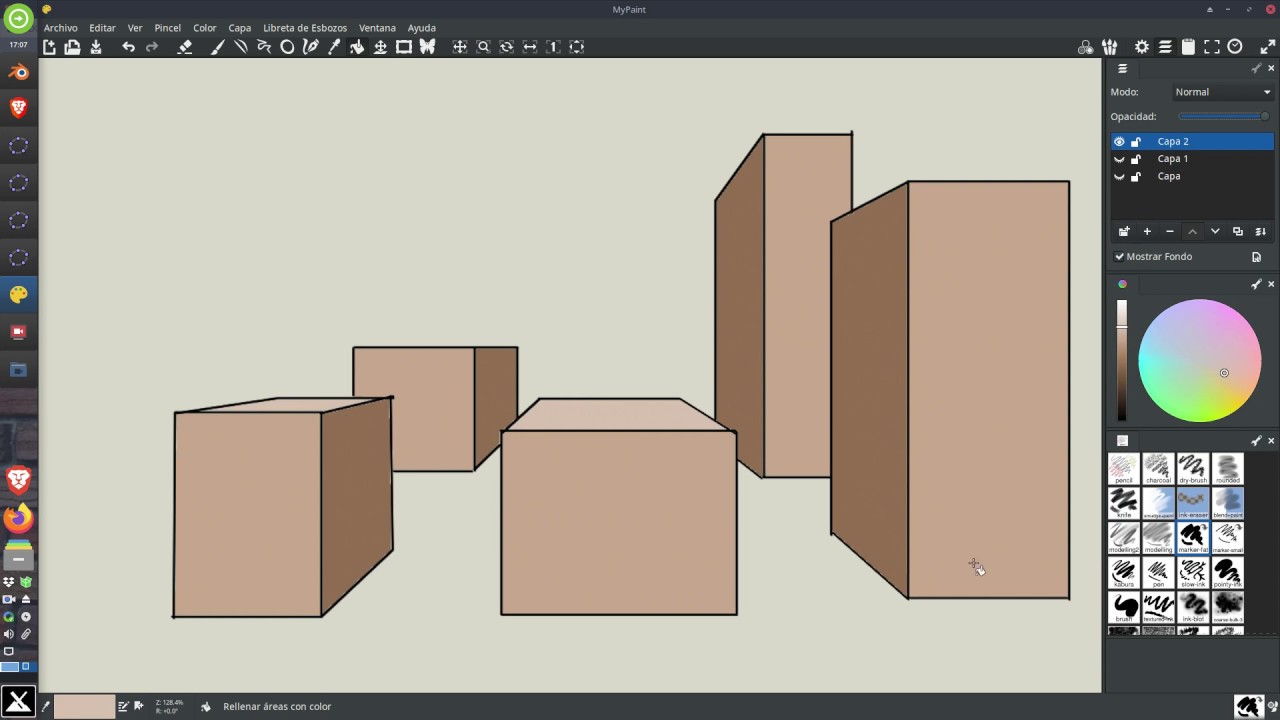 Coronaclases 1ºESO Conical Perspective. Preliminary Exercise. - YouTube