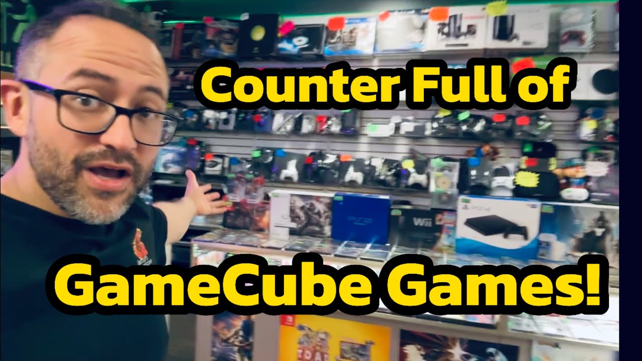 A Counter FULL of GameCube Games! - YouTube