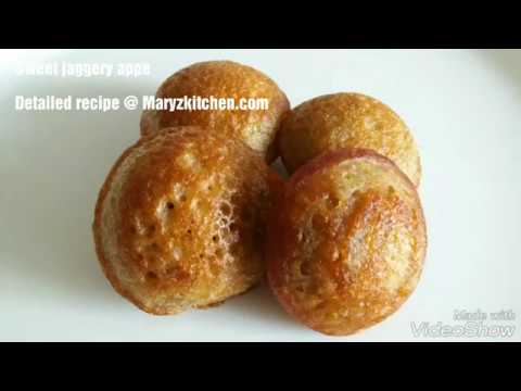 How to jaggery appe / sweet appe recipe/ Kuzhipaniyaram recipe / Appe ...