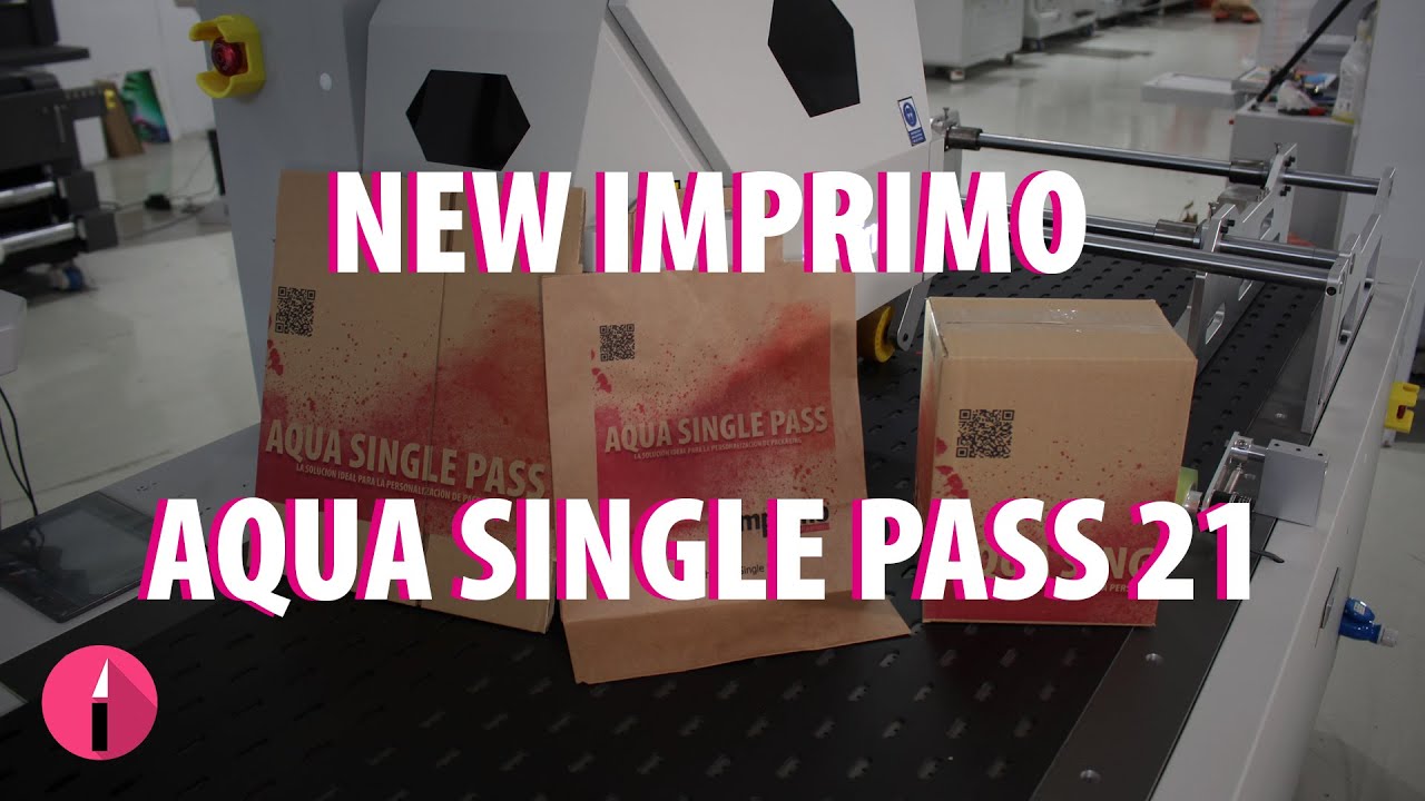 🎯 NEW AQUA SINGLE PASS 21 | PACKAGING printer - YouTube