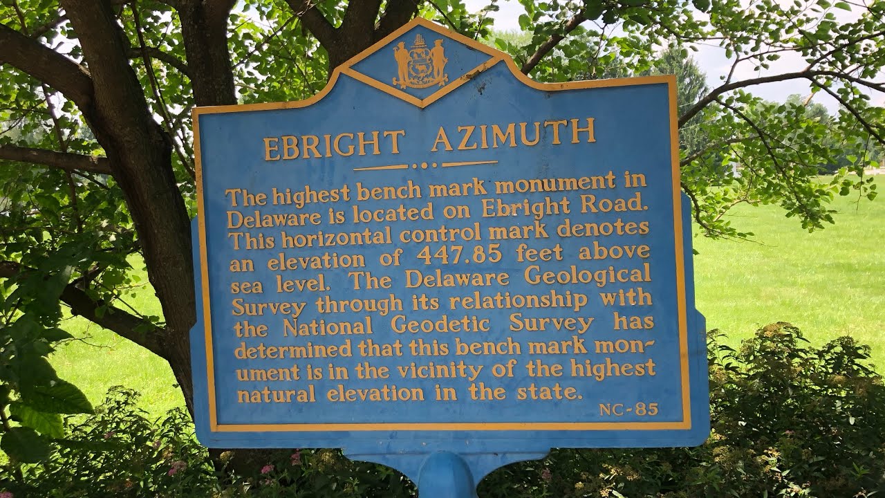 Ebright Azimuth, The Highest Point in Delaware - YouTube