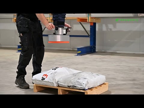 Lifting sacks with Vacuhand - YouTube