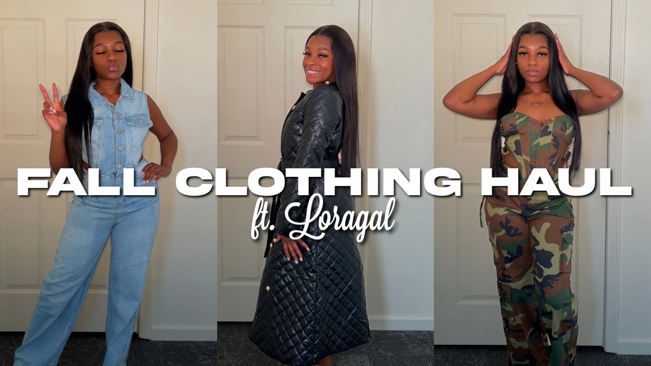 FALL CLOTHING HAUL ft. LORAGAL | party dresses, 2 piece sets, jumpsuits ...