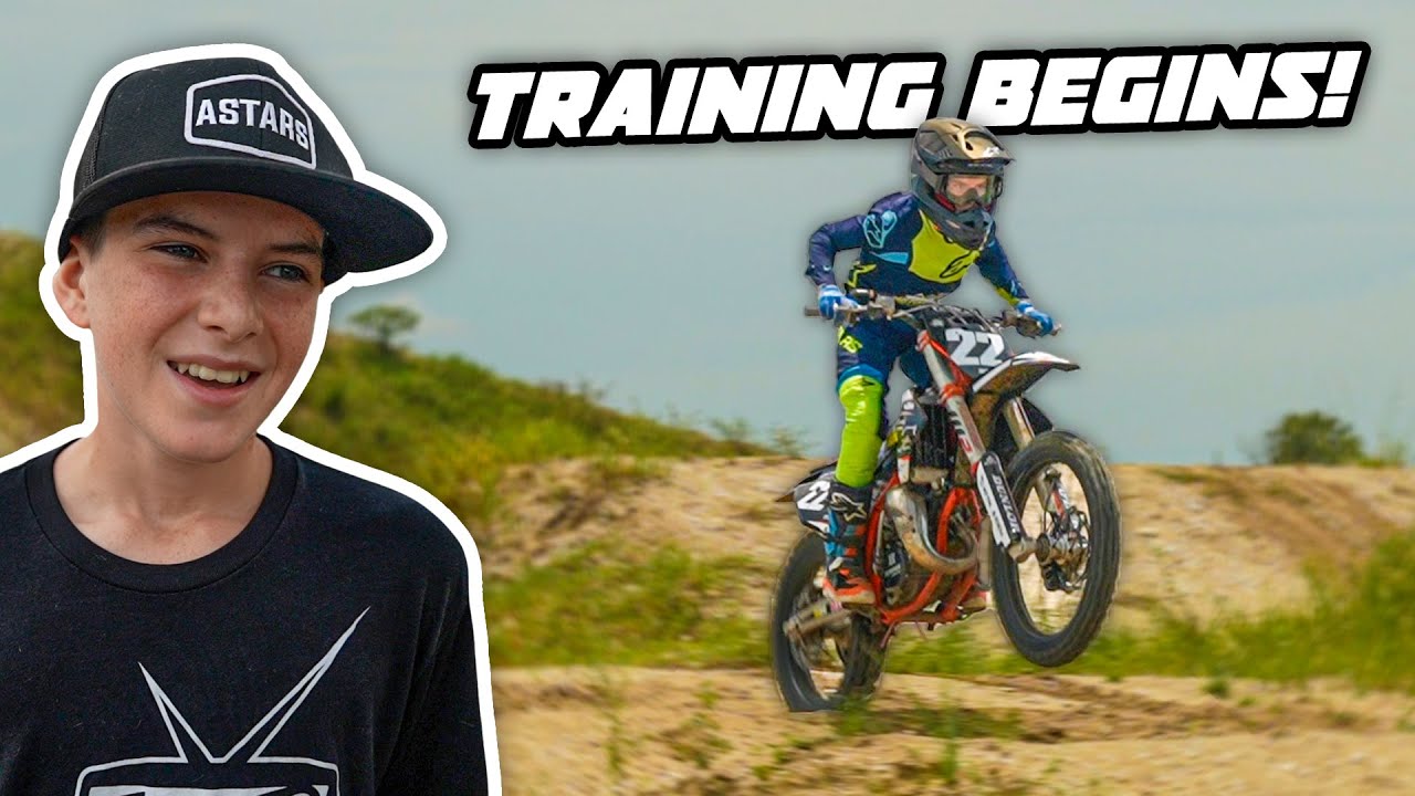 Tate Reed Begins His 85cc Supercross Training! - YouTube