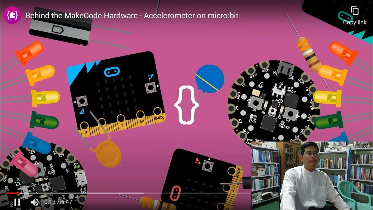 ကလေးများအတွက် Microbit သင်ခန်းစာ - ၇ - Input - Accelerometer - YouTube