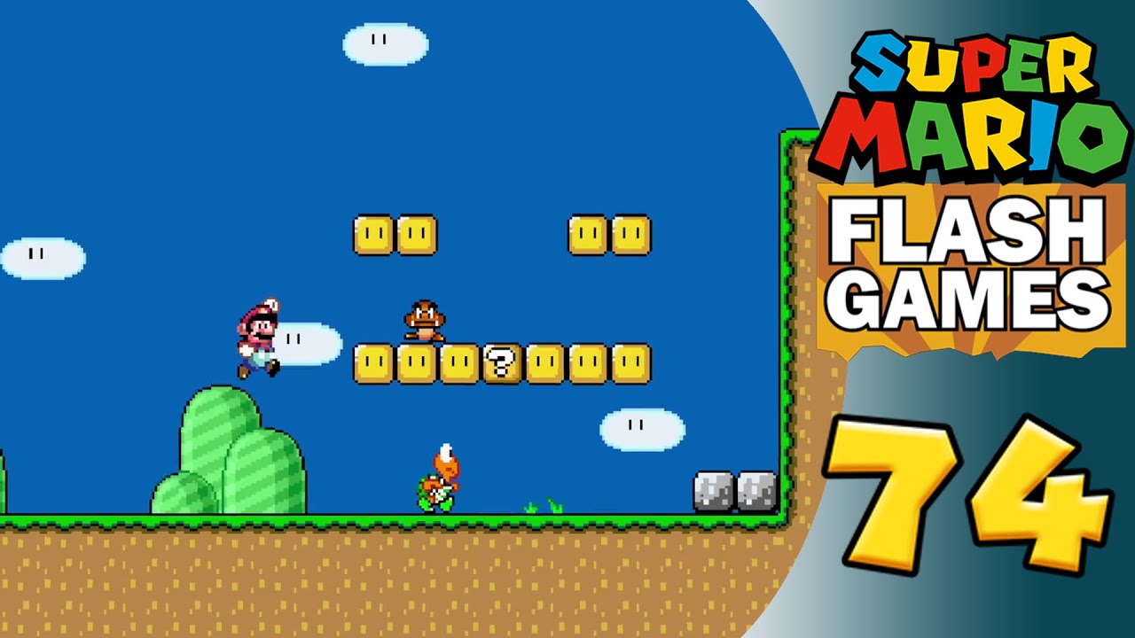 Super Mario Flash Games - Part 74 - Monolith's Mario World - YouTube