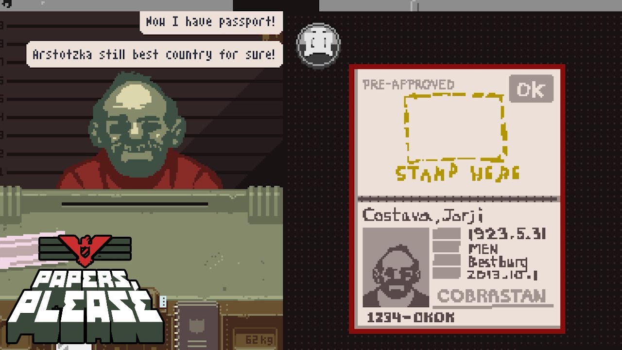 Pre-Approved Passport (Papers, Please) [Epsiode #1] - YouTube