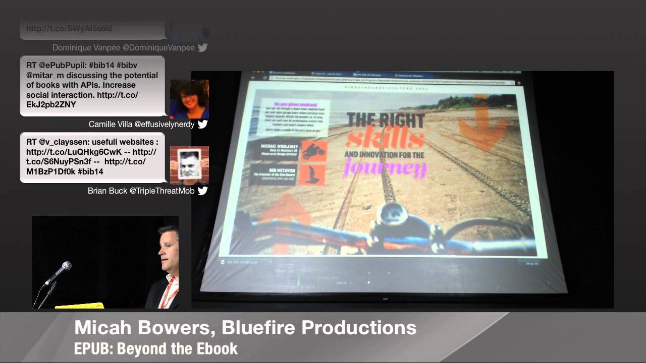 Books in Browsers 2014: Micah Bowers and Patrick Keating, Bluefire ...