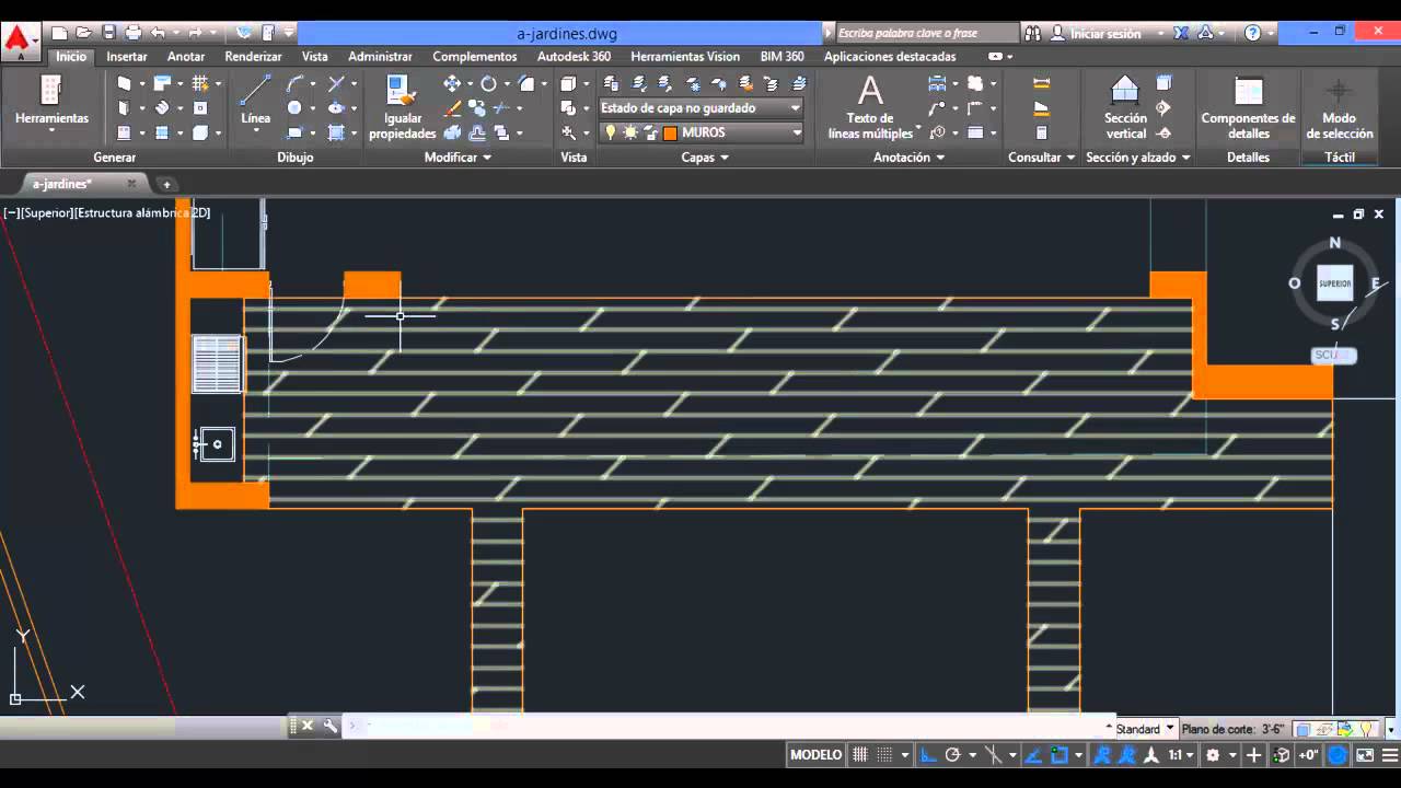 Sombreado en Terraza Autocad 2015. V10 - YouTube