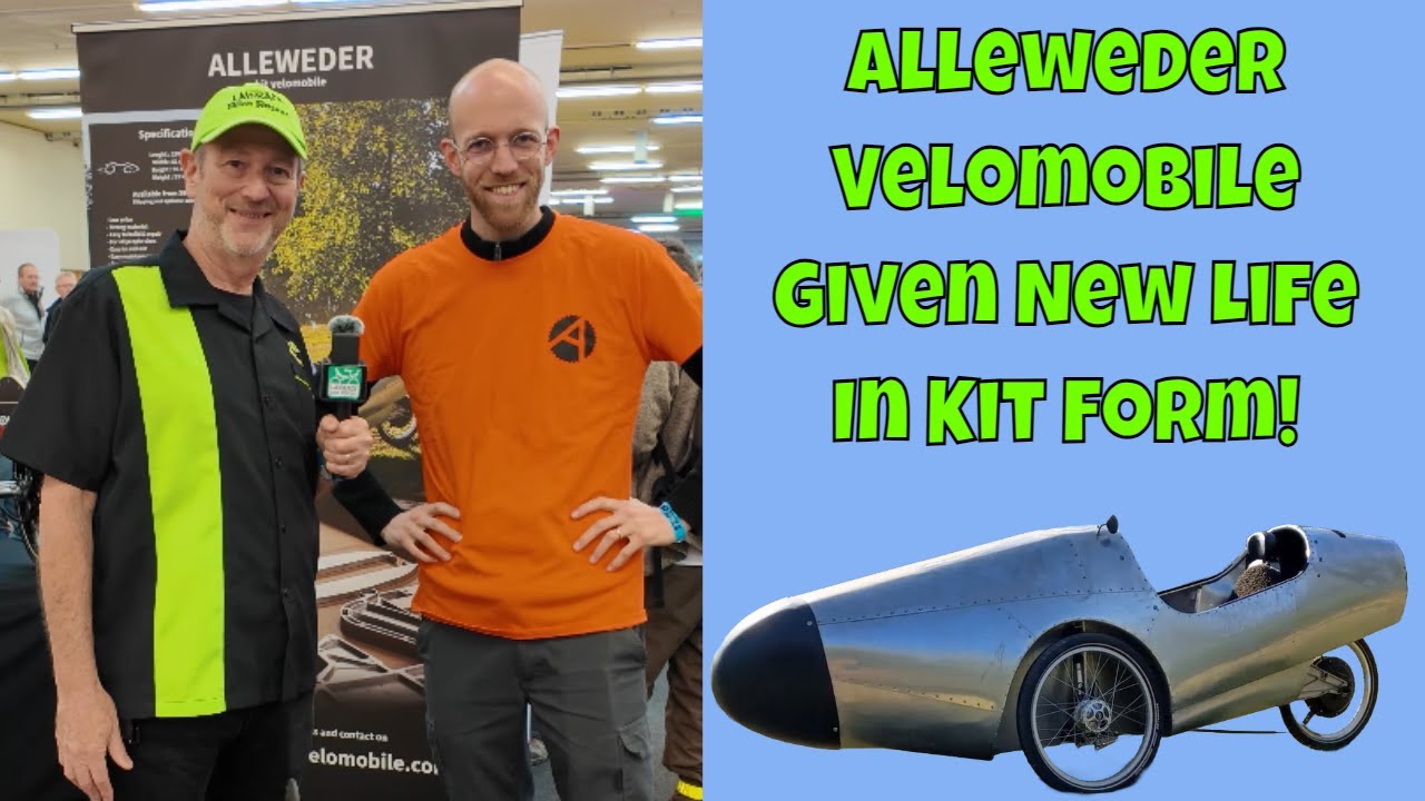 Alleweder Aluminum Velomobile Kit-Spezi 2024 Booth Interview - YouTube