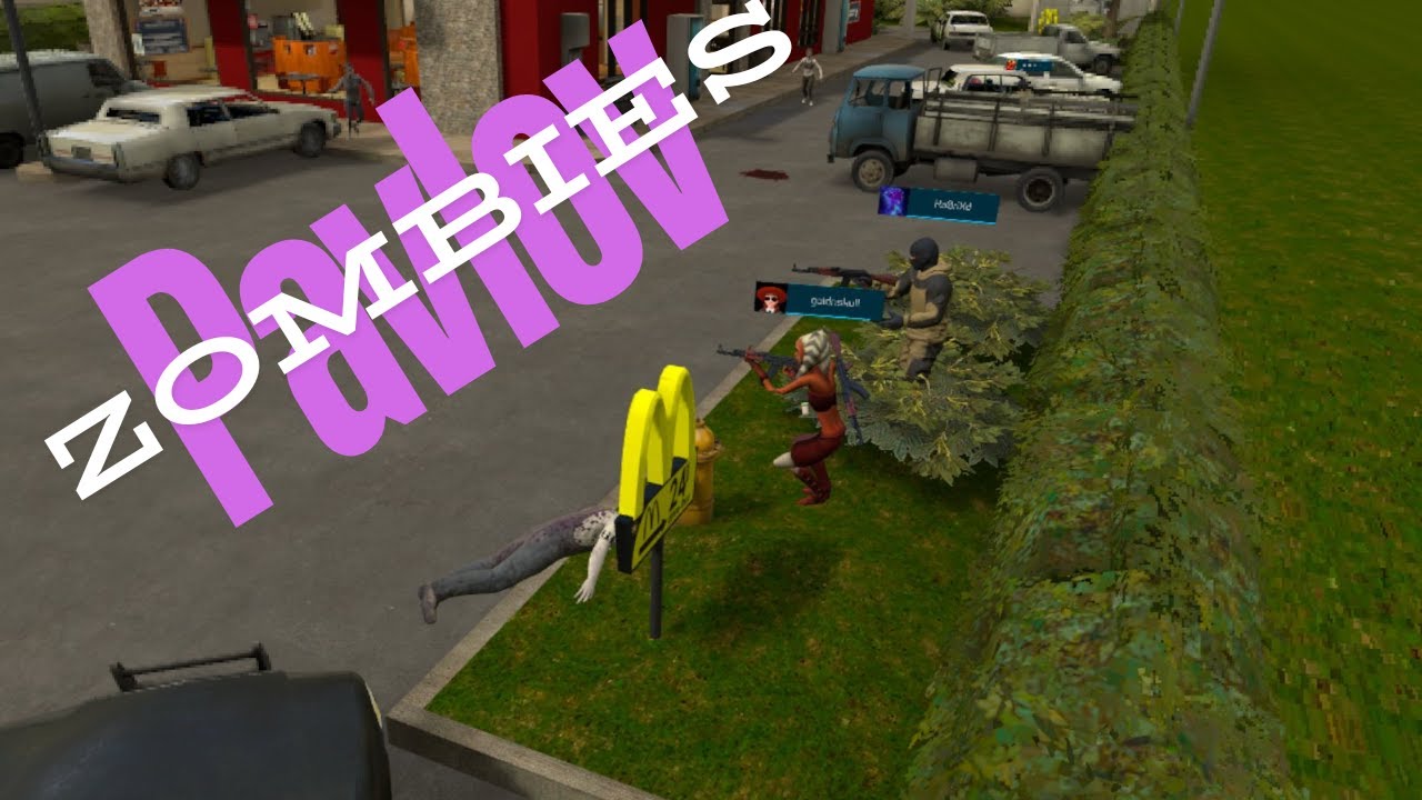 Fighting off a Zombie Apocalypse at Mcdonald's. (Pavlov VR) - YouTube