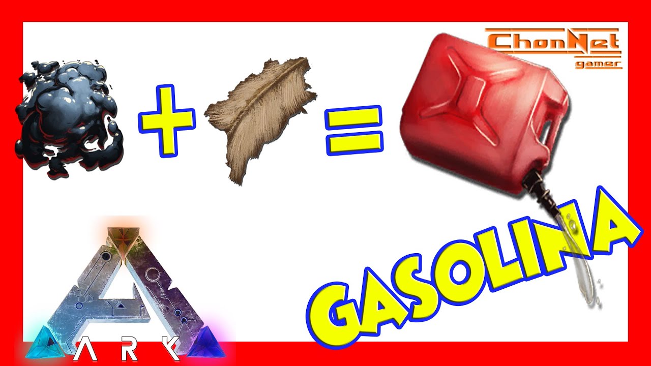 ARK: Como hacer GASOLINA en ARK SURVIVOL guia tutorial - YouTube