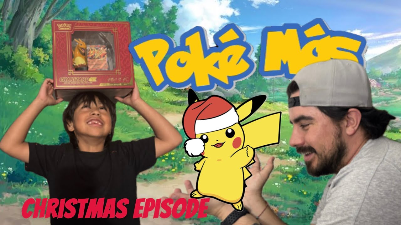 CHRISTMAS EPISODE!!! CHARIZARD EX!!! 151 POSTER BUNDLE!! - YouTube