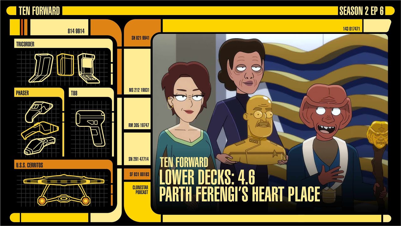 Ten Forward - S2 EP6 - Lower Decks: 4.6 "Parth Ferengi’s Heart Place ...