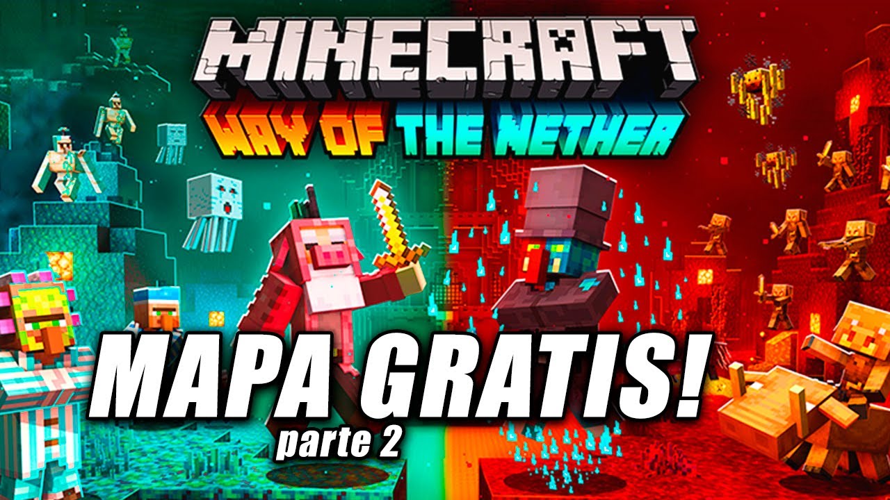 FINAL MAPA GRATIS THE WAY OF THE NETHER Minecraft Bedrock - YouTube