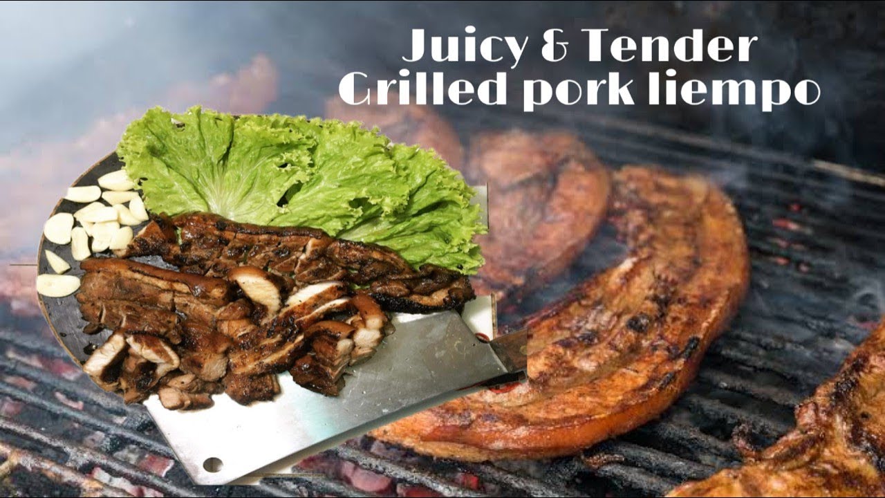 Grilled liempo | Tender & Juicy grilled liempo | Inihaw na liempo - YouTube