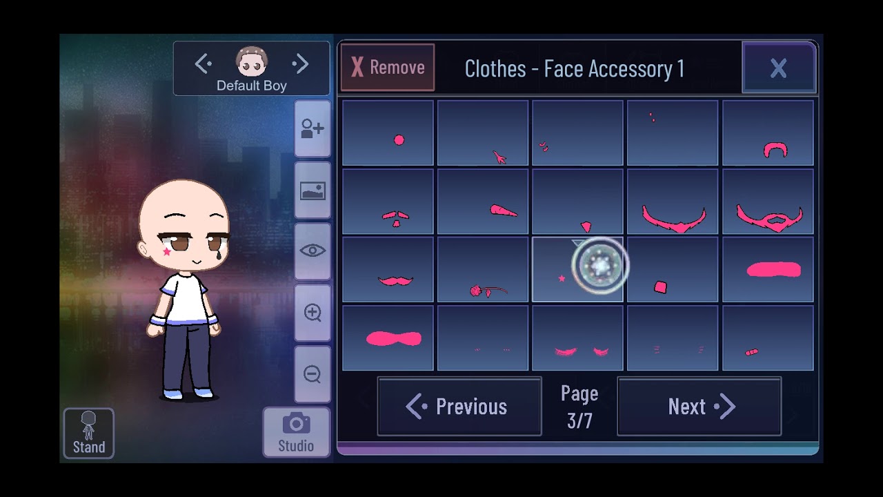 How To Make Hisokas Face In Gacha Club No Thumbnail Part 2 Youtube