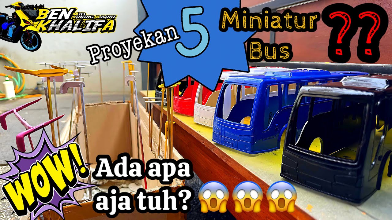 UNBOXING LIVERY LANGKA‼‼SPILL TIPIS2 MODIF MINIATUR BUS PLASTIK🔥 - YouTube